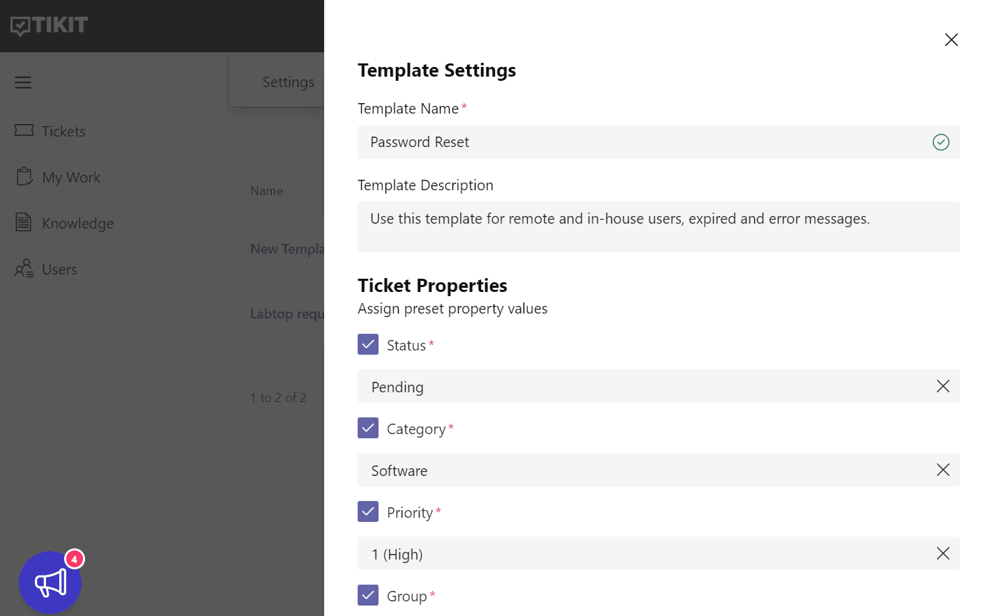 How to Create and Apply Tikit Templates | Tikit.AI