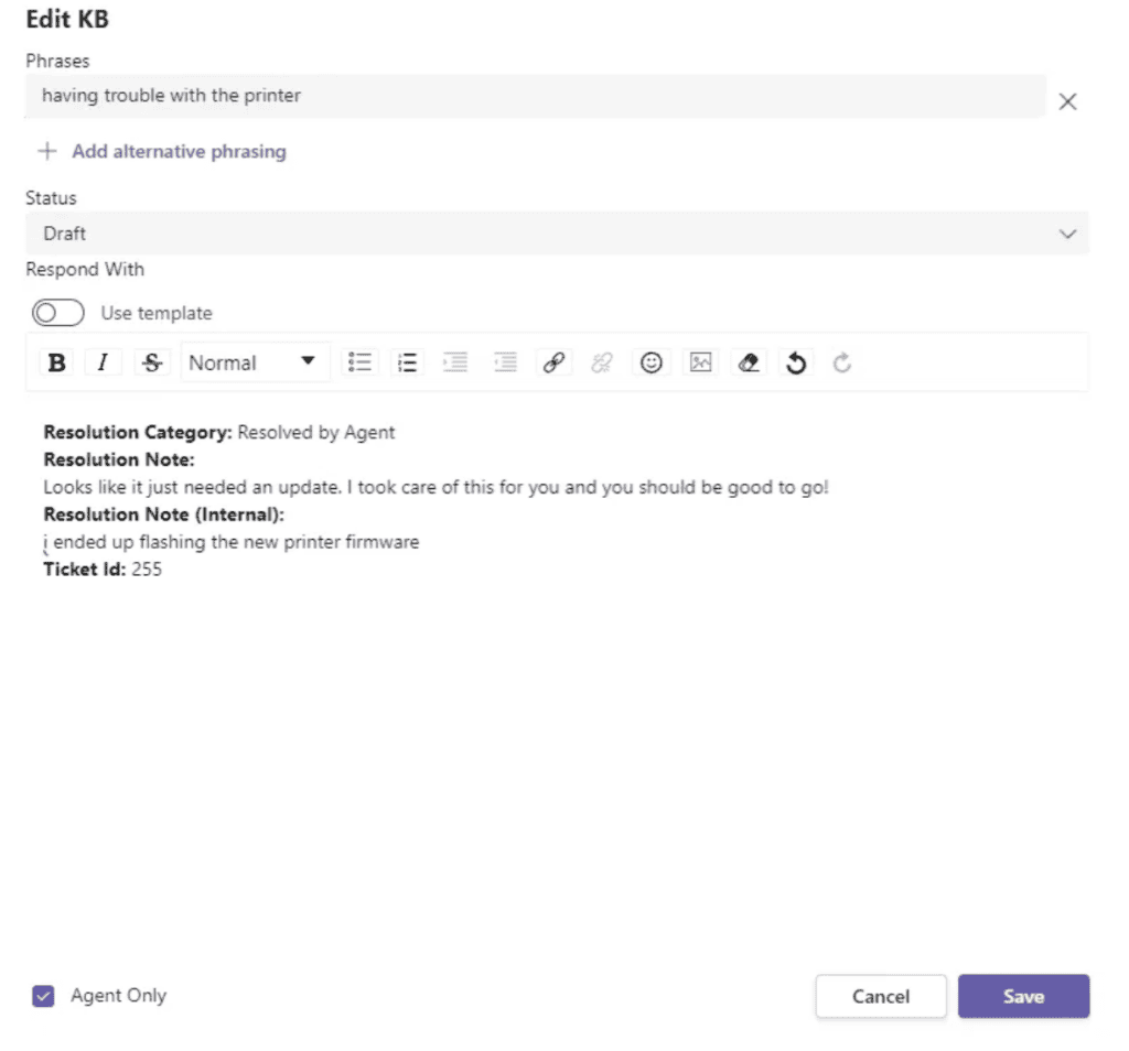 Introducing Resolution Note | Tikit.AI